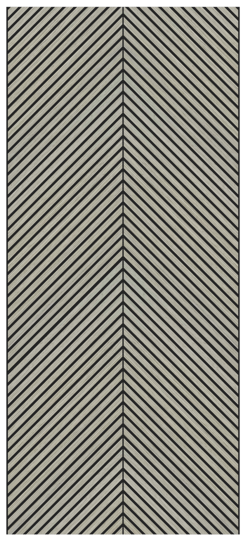 Herringbone Acoustic Wood Panel in Silver Walnut | Stylish & Luxury ...