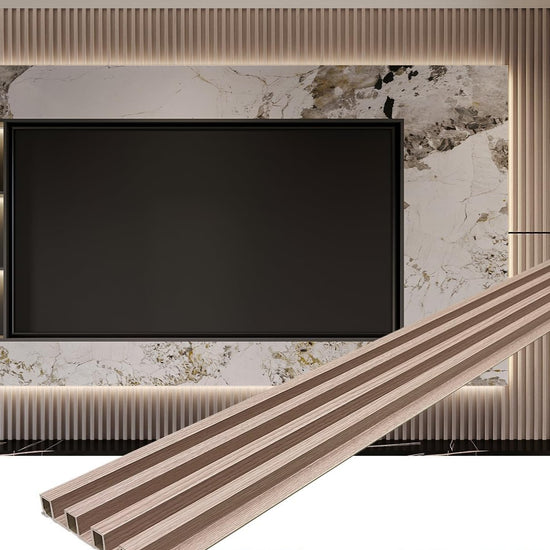 Oak WPC Slat Panels: Durable, Stylish, and Eco-Friendly Wall Solutions ...