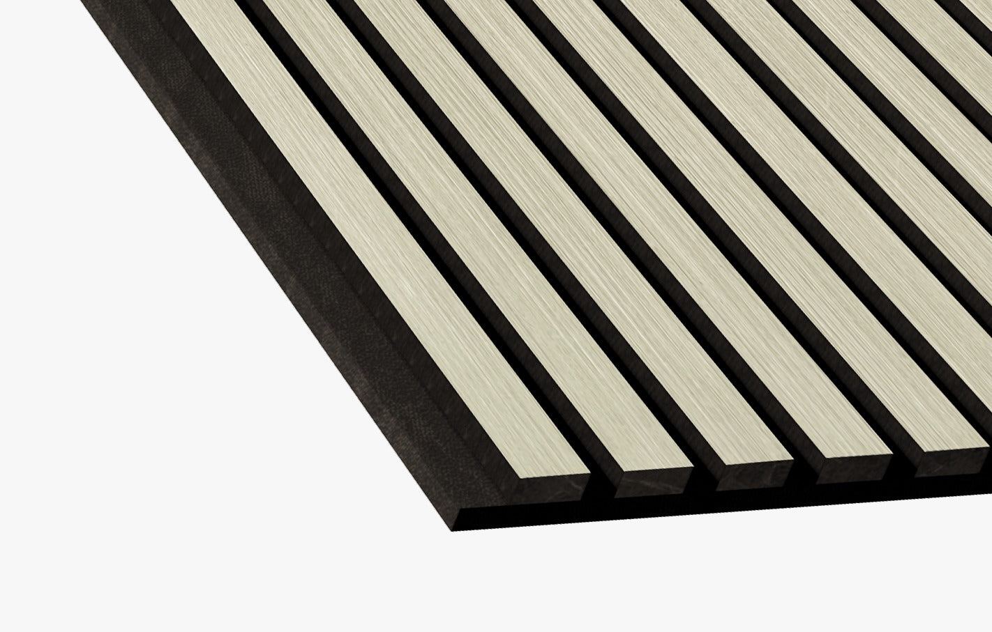 Silver Pearl Acoustic Slat Wood Panel: Modern Elegance Meets Perfection ...
