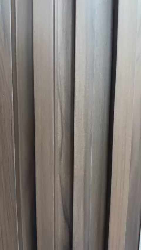 Walnut WPC Slat Panels: Durable, Stylish, and Eco-Friendly Wall ...